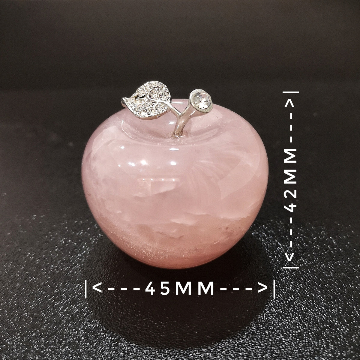 Rose Quartz Apple Carving 45mm*42mm – GEM AND YOU 宝石之约